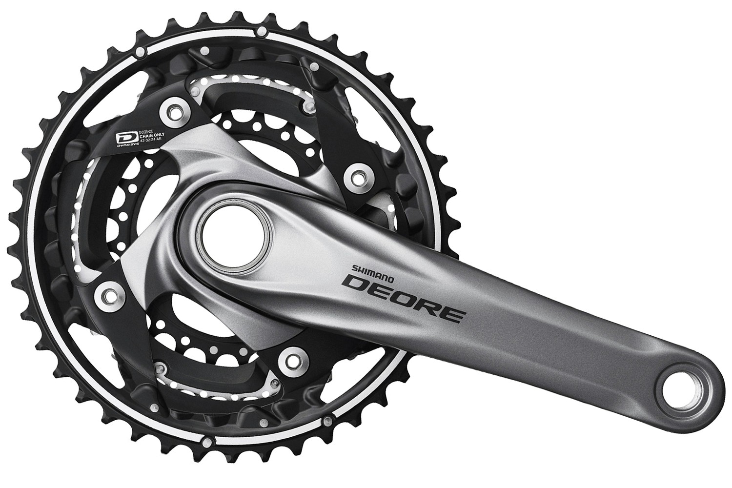 Shimano Deore FC-M610, с кареткой (42/32/24T) купить в Москве по цене 8 130 руб. в интернет ...